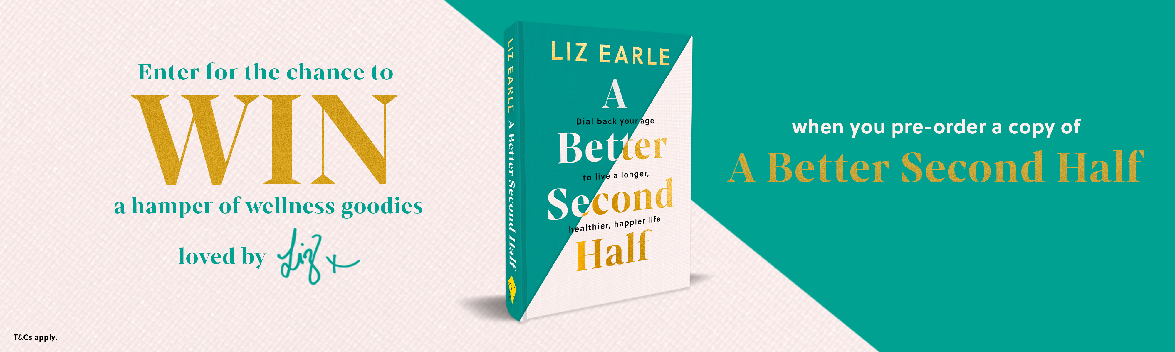 Pre-Order Prize Draw for A Better Second Half by Liz Earle | Hachette UK